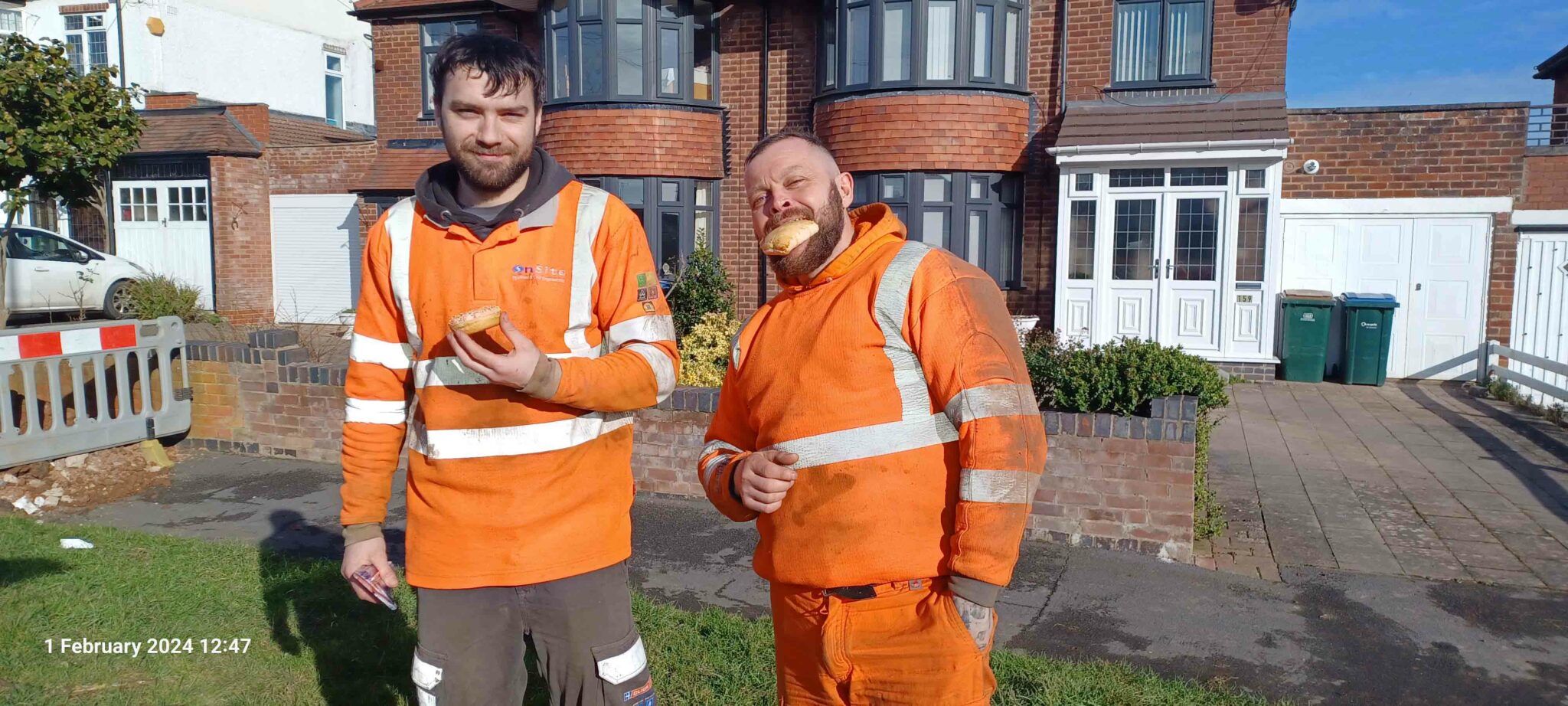 Taking time out to talk at OnSite - OnSite